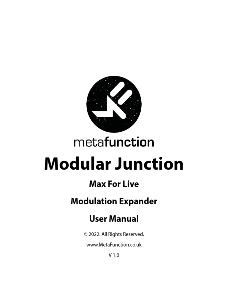 Modular Junction User Manual | PDF | Sampling (Signal Processing) | Synthesizer