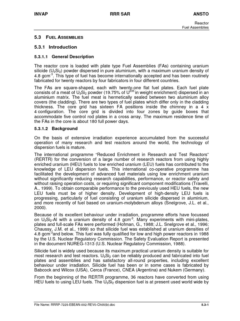 ch5b | PDF | Nuclear Fuel | Enriched Uranium