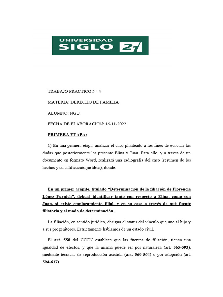 NG? FAMILIA TP4 (1) | Descargar gratis PDF | Matrimonio | Familia