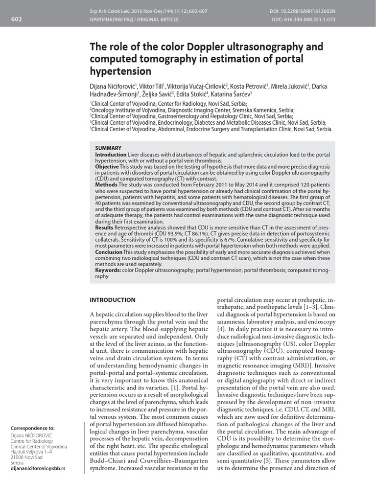 Color Dopler sonography | PDF | Ct Scan | Medical Ultrasound