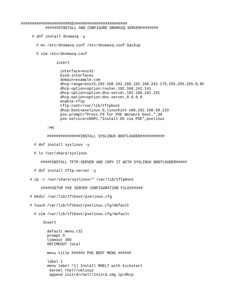 Pxenetboot | PDF | Operating System Technology | Booting