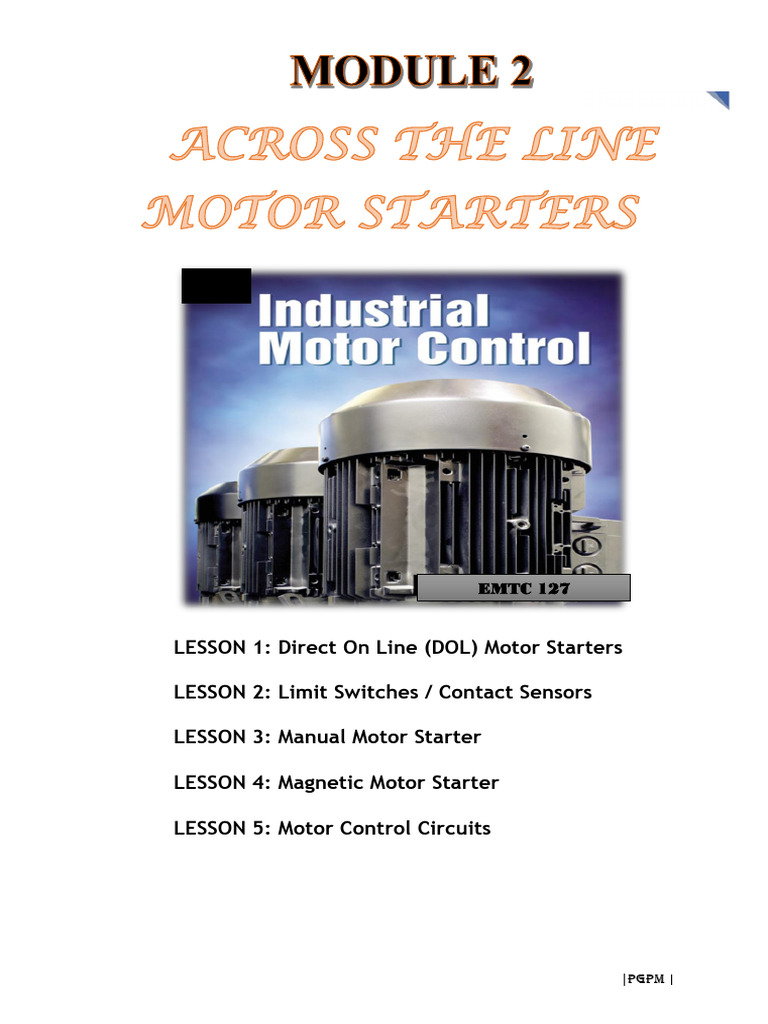 Module 2 EMTC 127 Industrial Motor Control | Download Free PDF ...