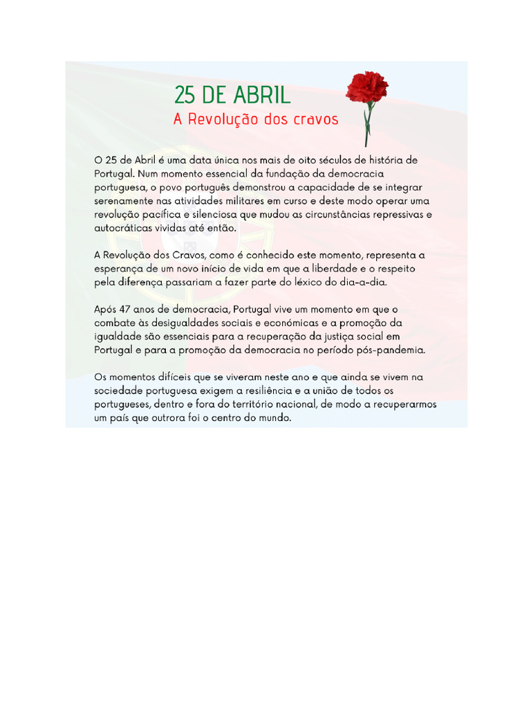 25 de Abril | PDF