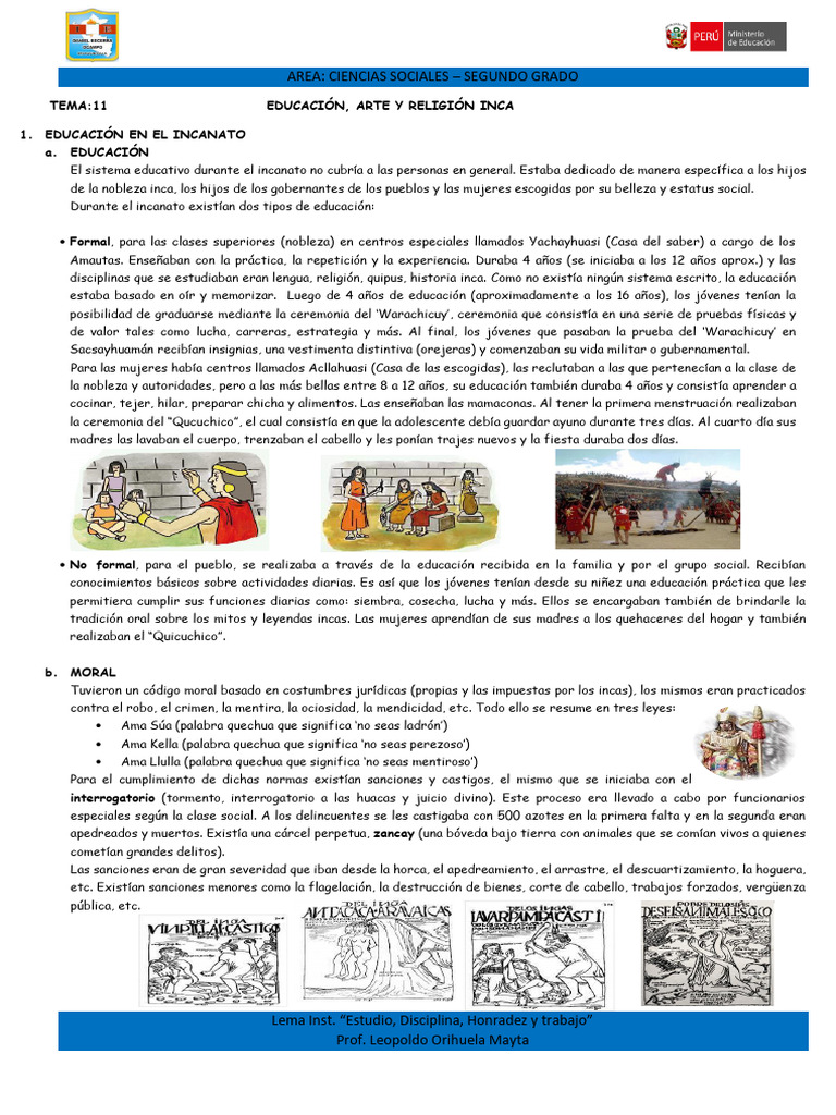 Economía inca | Descargar gratis PDF | Imperio Inca | Moralidad