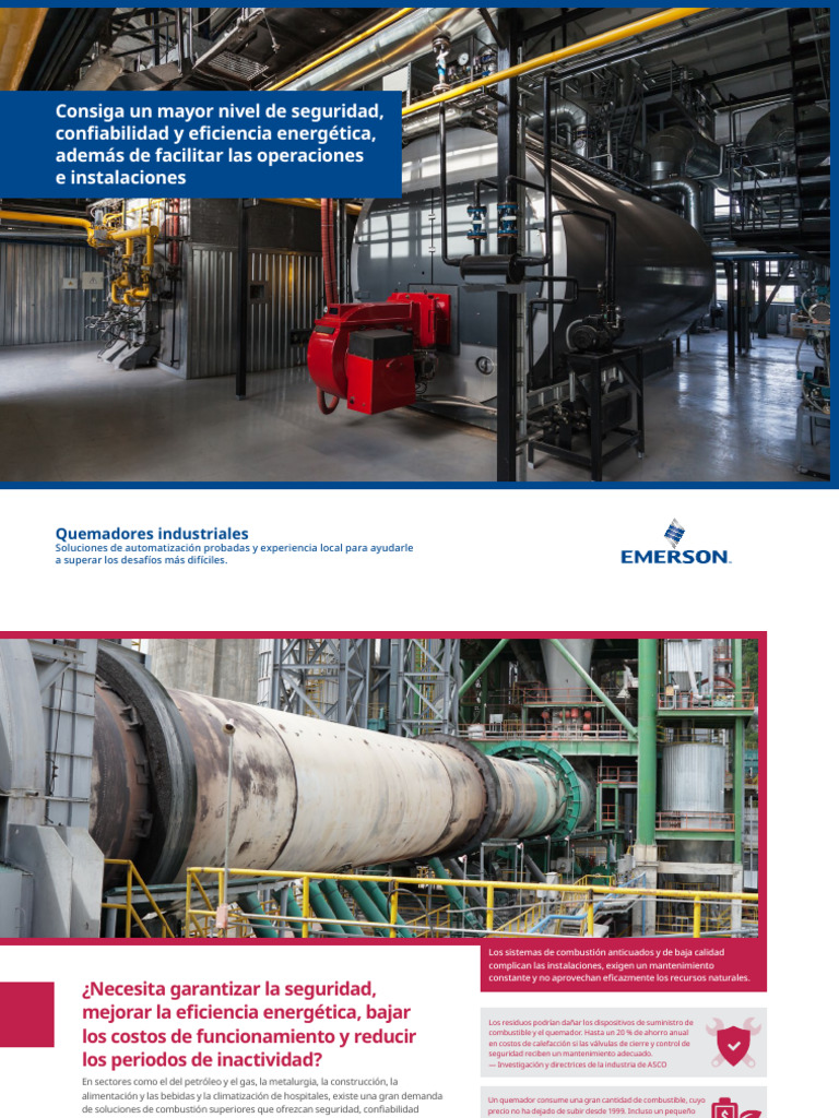 Brochure Soluciones de Automatización para Sistemas de Combustión Asco Es 7858082 | Descargar ...