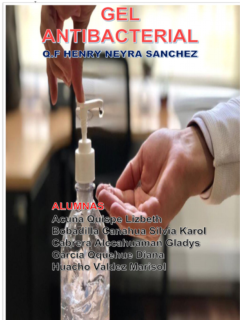 GEL ANTIBACTERIAL | PDF | Coloide | Líquidos