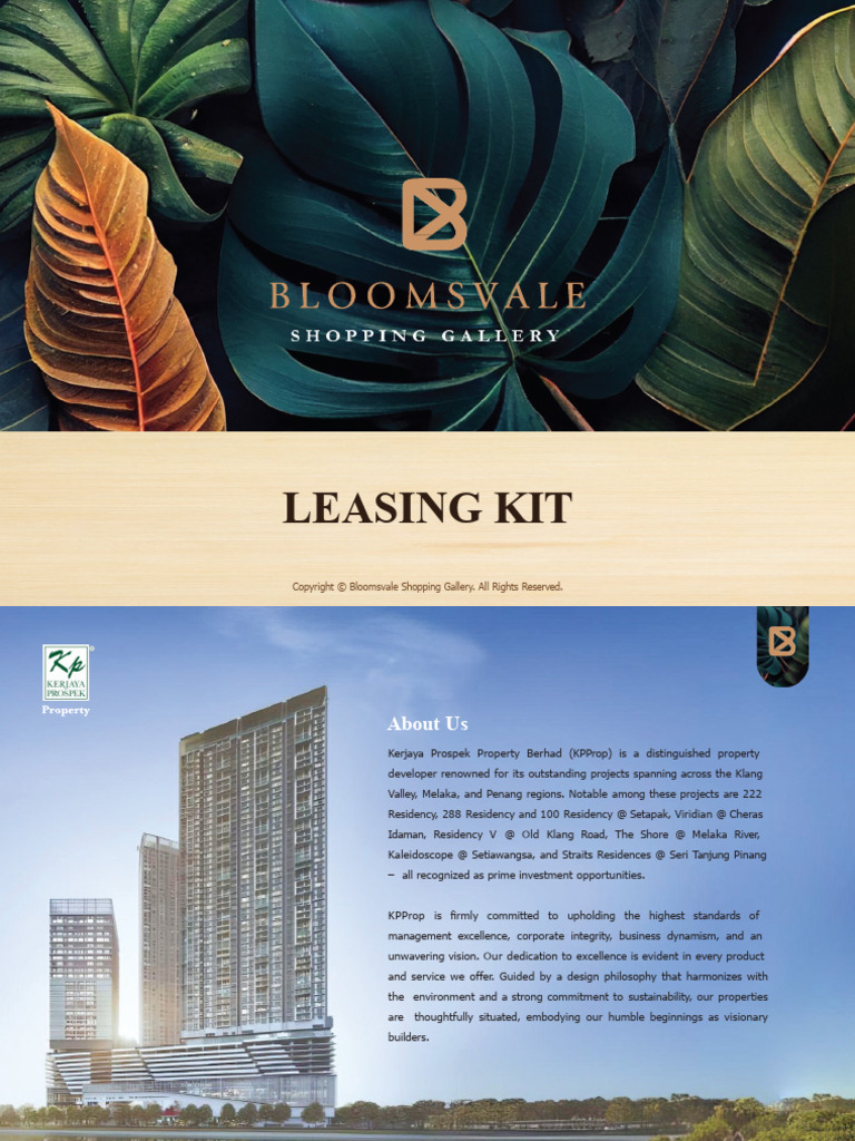 Bloomsvale - Leasing Kit 2023 | PDF