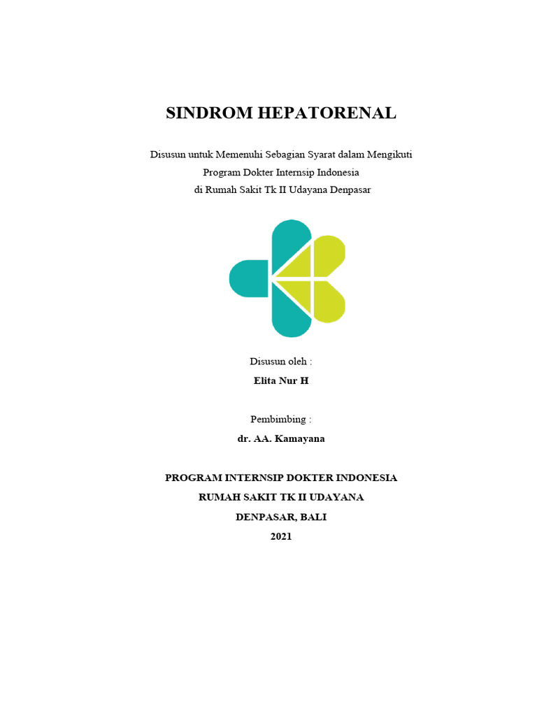 Sindrom Hepatorenal | PDF