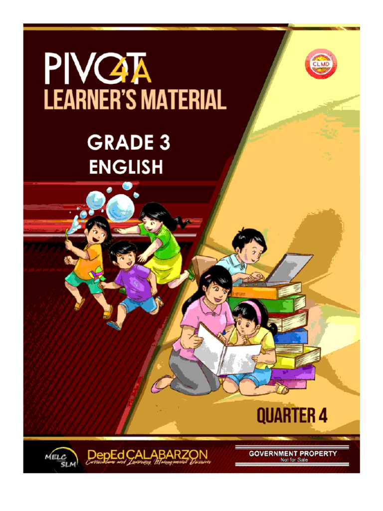 English Quarter 4 Grade 3 Module | PDF