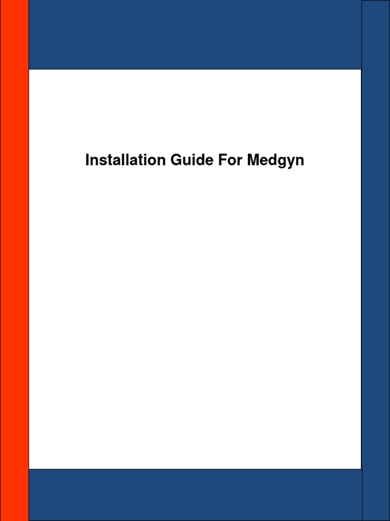 Installation_Guide_-_Medgyn | PDF | System Software | Software