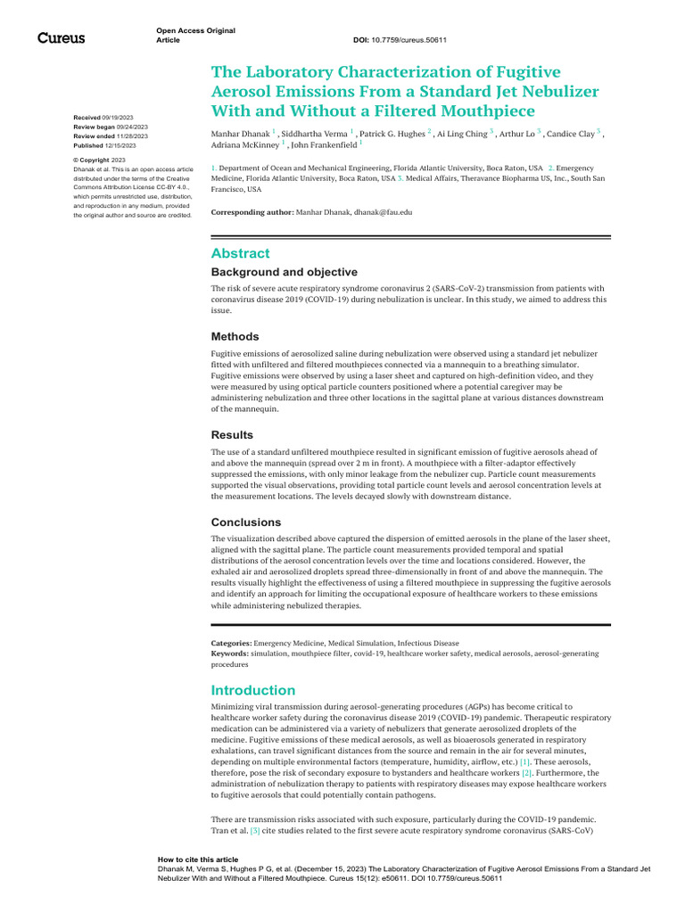 The_Laboratory_Characterization_of_Fugitive_Aeroso | Download Free PDF ...