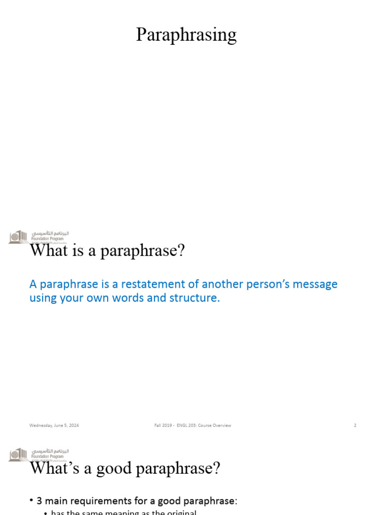 Paraphrasing | PDF | Part Of Speech | Word