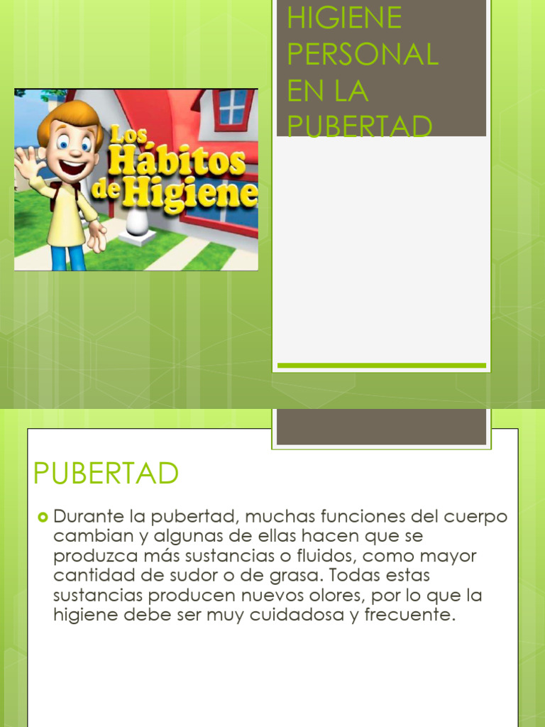 Higiene y Cuidado Personal en Adolescente | PDF | Higiene