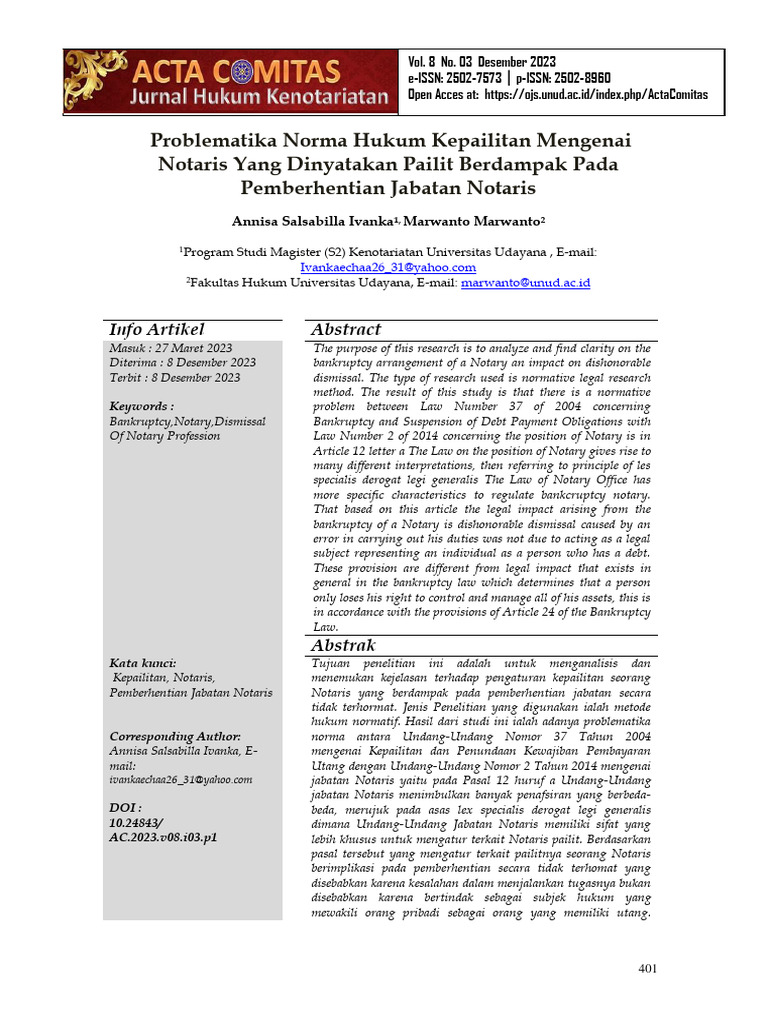 Jurnal Annisa Salsabilla Ivanka | PDF