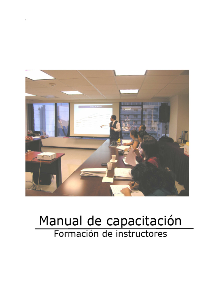 Manual Formacion de Instructores | PDF | Aprendizaje | Enseñando