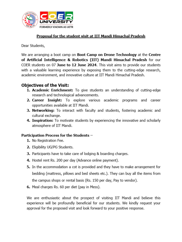 IIT Mandi Proposal | PDF | Computers