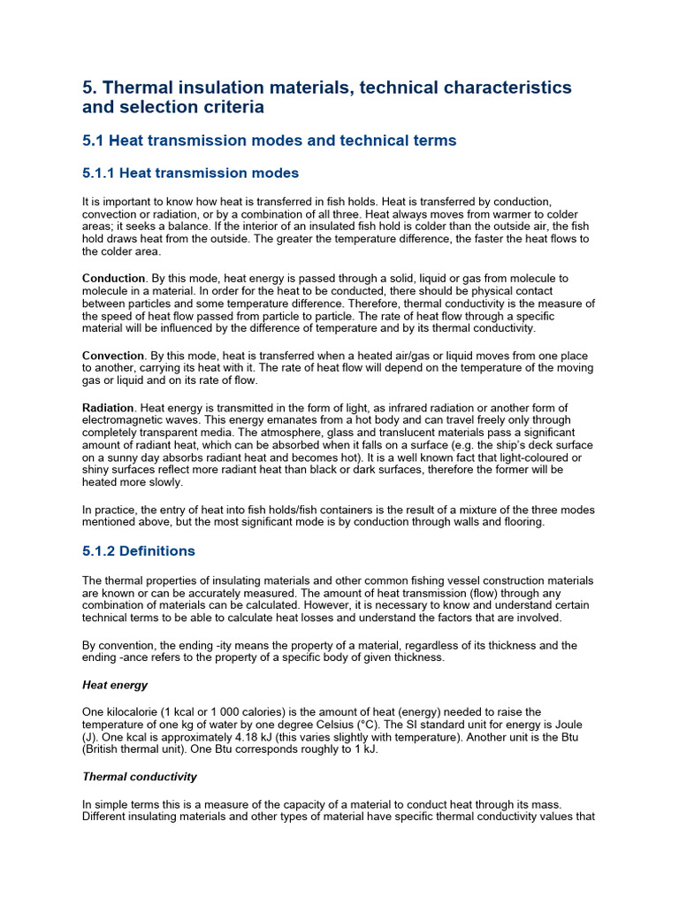 Thermal Insulation | PDF | Heat Transfer | Polystyrene