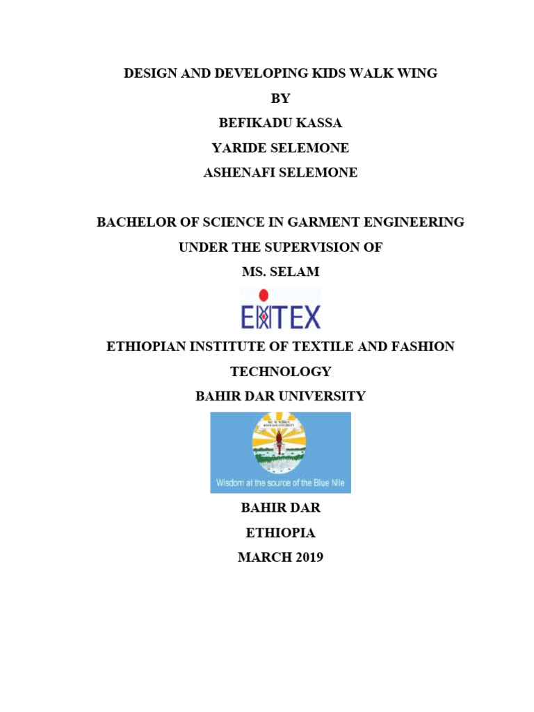 Bya Final | PDF | Walking | Textiles