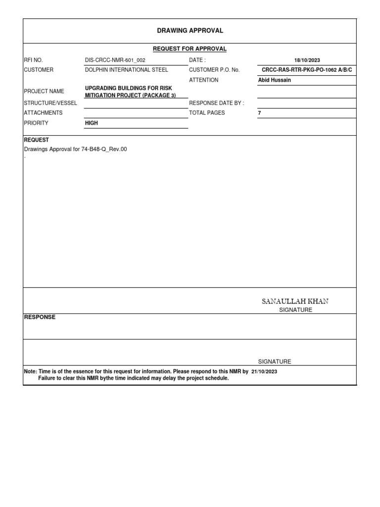 Building Upgrade Approval Request | PDF