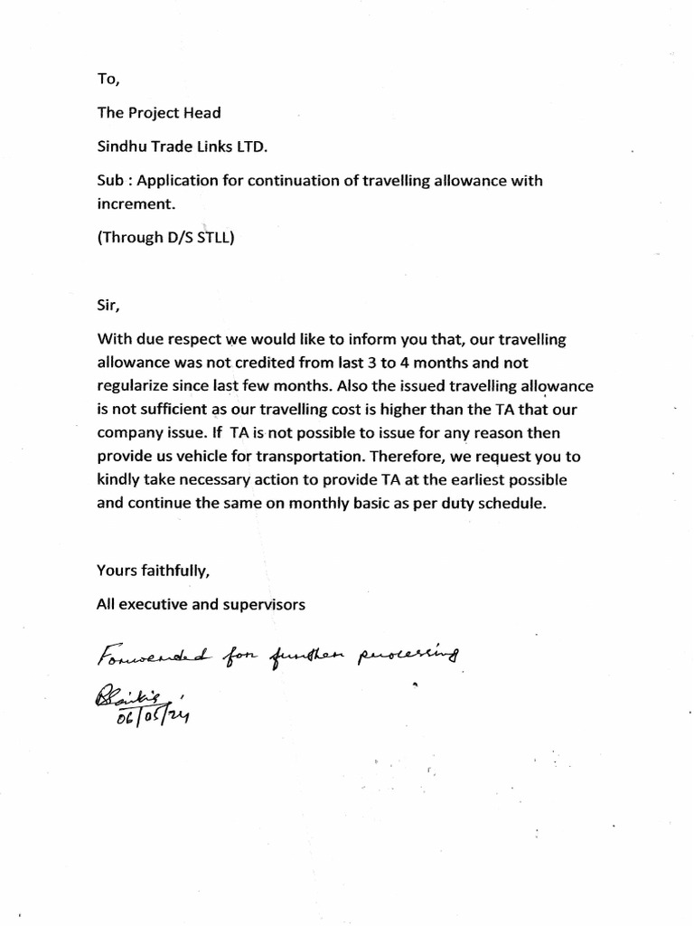 Application For TA | PDF