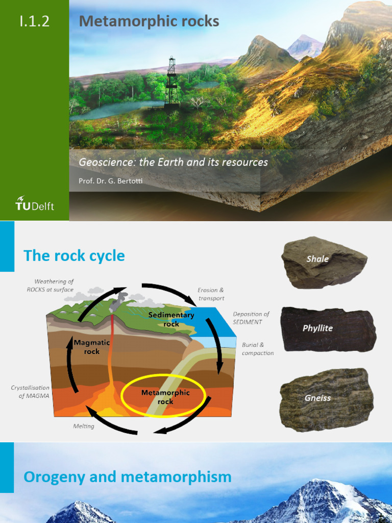 GEO101x 2016 I.1.2 Metamorphic Rocks-Slides | PDF