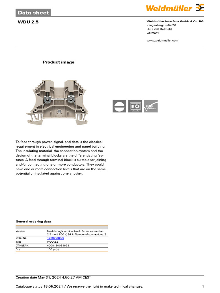 WDU 2.5 en | PDF | Electrical Engineering | Electricity