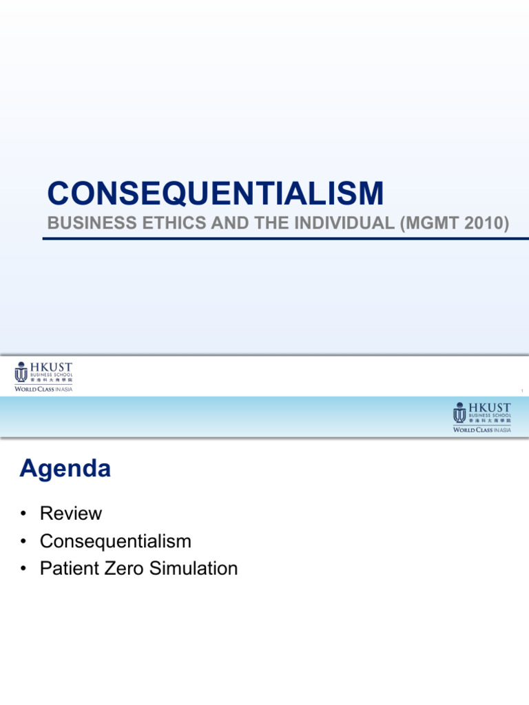 2010-04 Consequentialism | PDF | Utilitarianism | Applied Philosophy