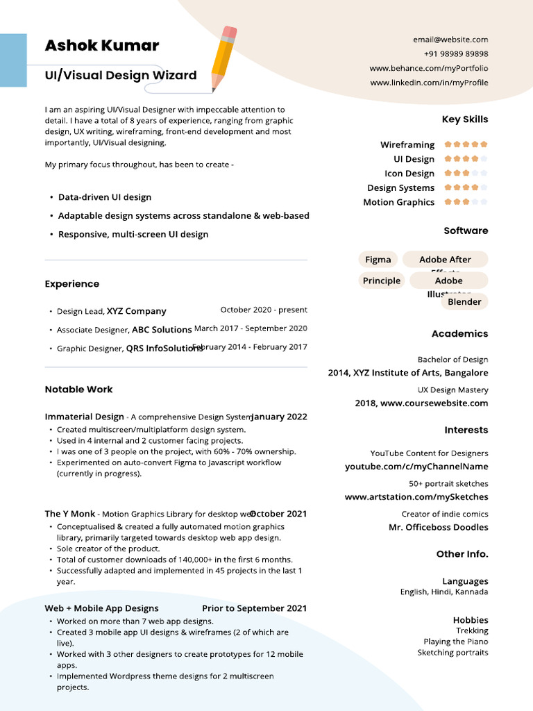 Sample Resume | PDF | Mobile App | Software Engineering