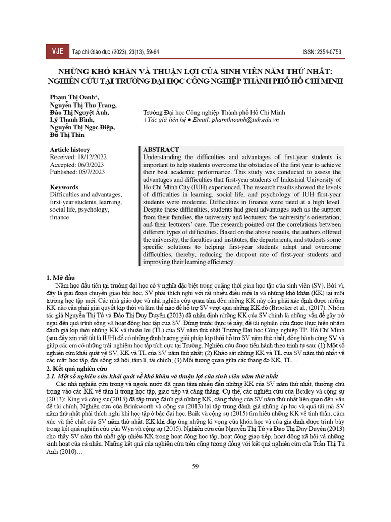 PHM TH Oanh V Cs | PDF