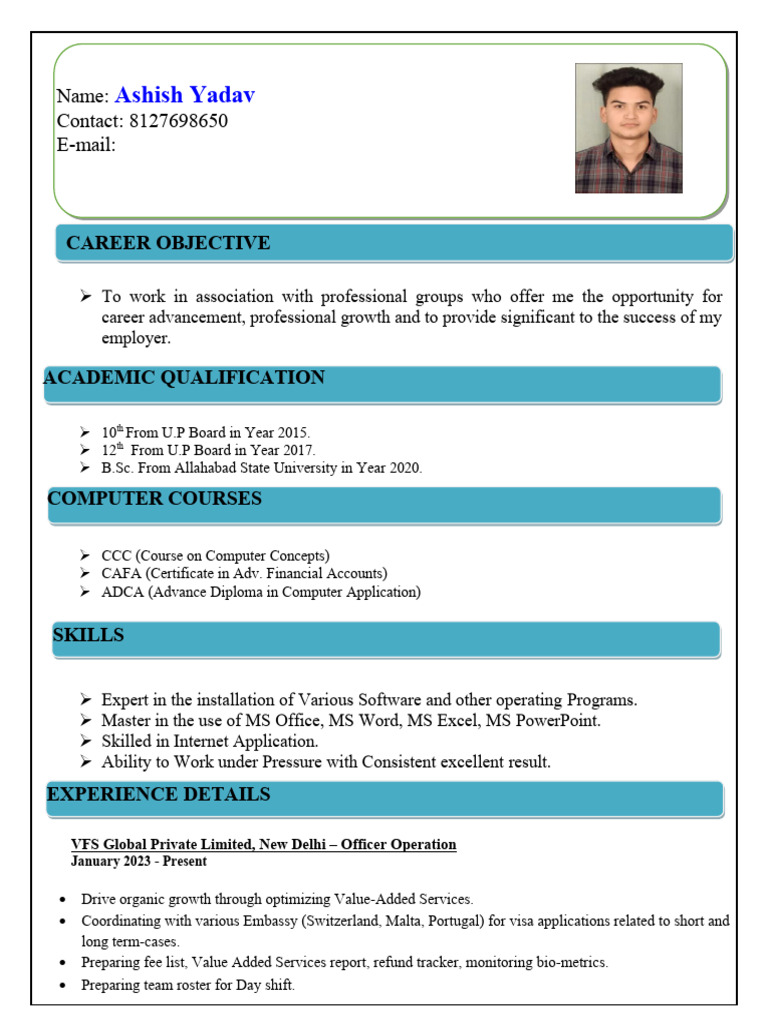 Ashish CV. | PDF