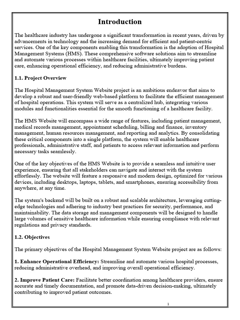 Project Report | PDF | Databases | Electronic Health Record