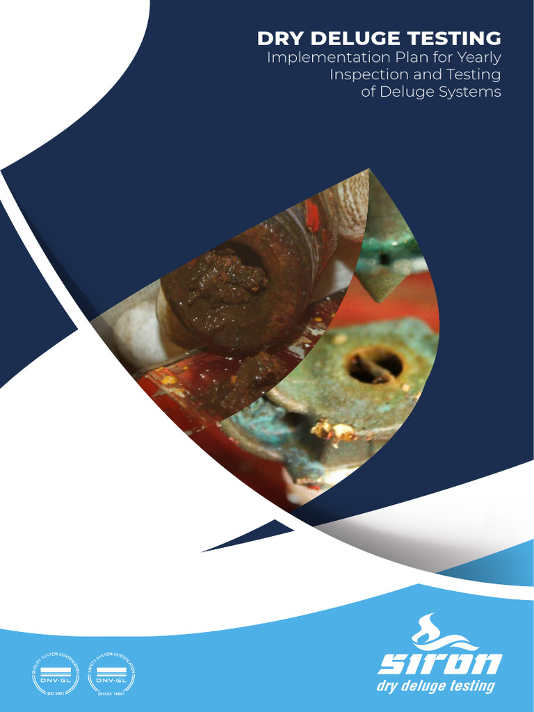SIRON Dry Deluge Testing Implentation Plan 2019 | PDF | Pump | Valve