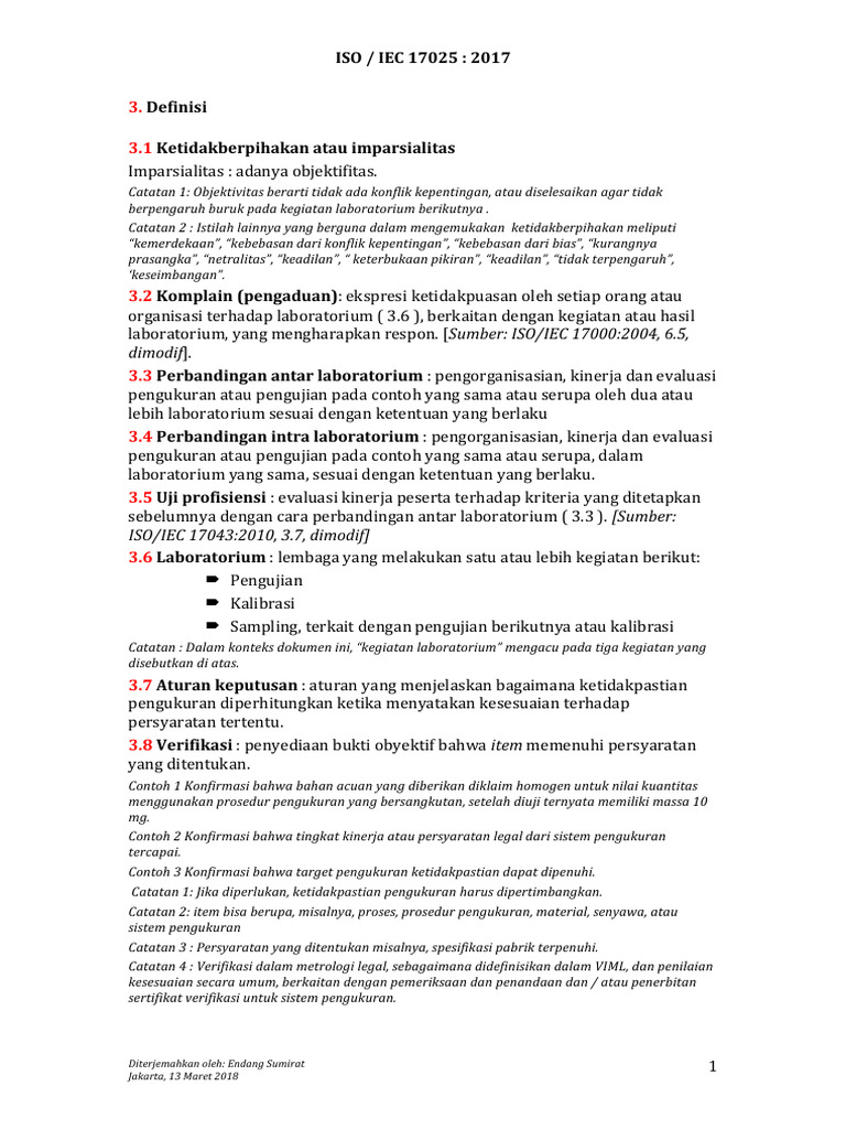 Iso Iec 17025 2017 | PDF