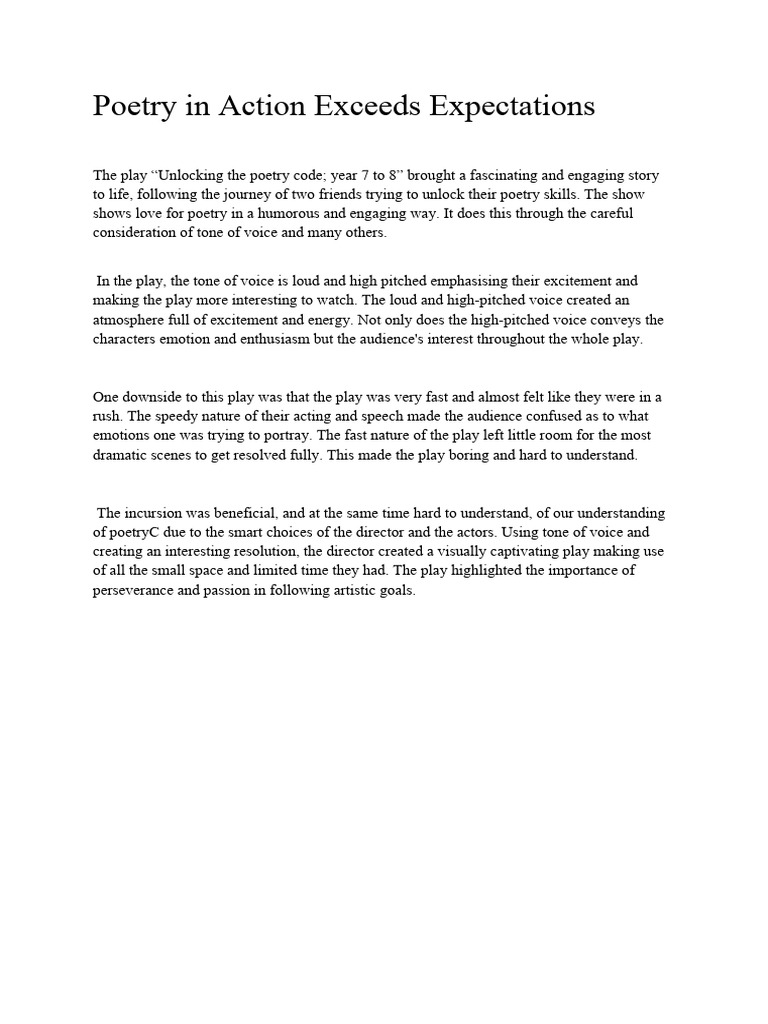 English Aqunas Task | PDF | Art | Poetry