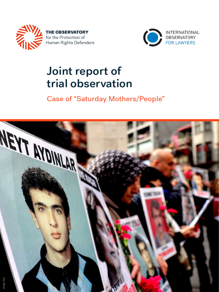Report - Joint Report of Trial Observation Case of "Saturday Mothers ...
