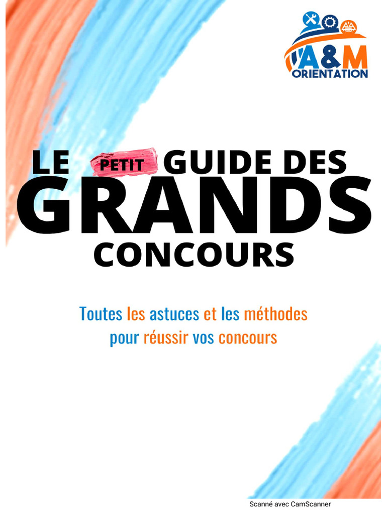 Le Petit Guide Pour Les Grands Concours | PDF