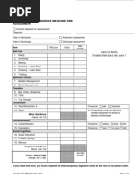 Functional Independence Measure (FIM ) Instrument | PDF