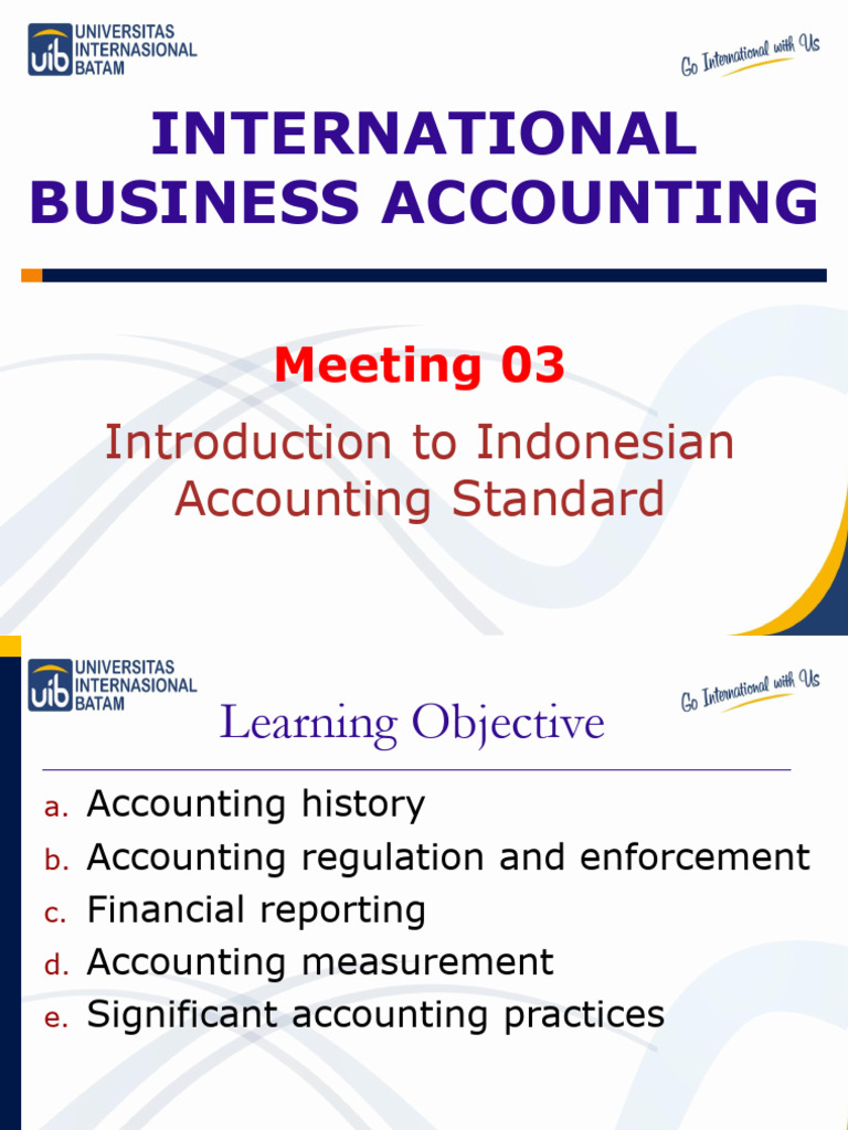 International Accounting - Meeting 03 | PDF | Accountant | Accounting