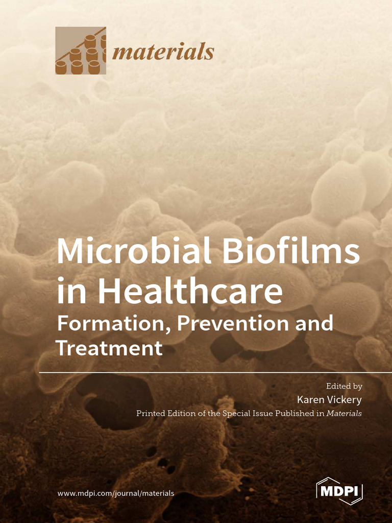 Microbial Biofilms in Healthcare | PDF | Biofilm | Antimicrobial