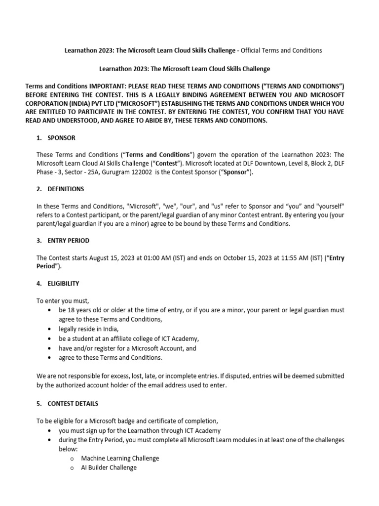 Learnathon 2023 The Microsoft Learn Cloud Skills Challenge - Official ...