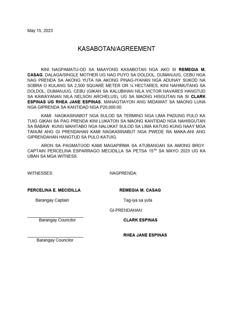 KASABOTAN | PDF