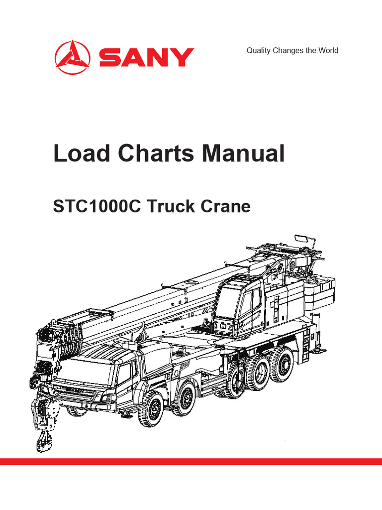 Load Charts Manual STC1000C | Download Free PDF | Crane (Machine ...