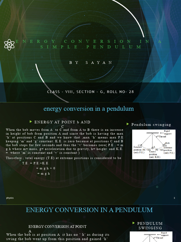 Conversion of Energy PPT by Sayan | PDF | Mechanical Engineering ...