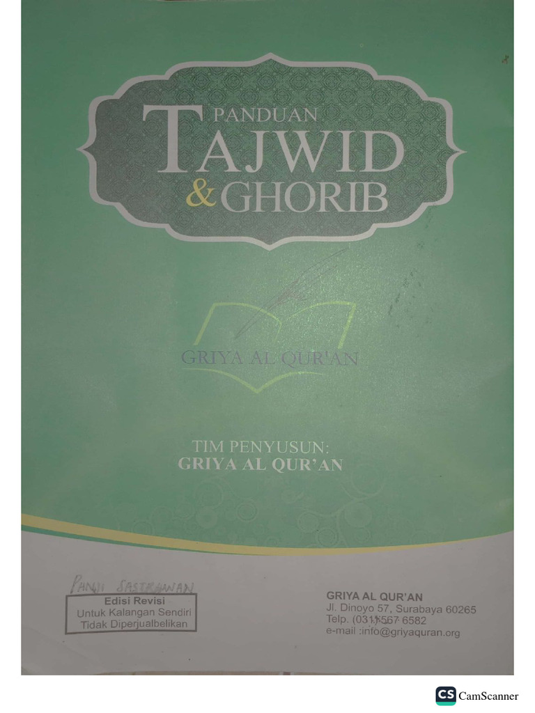 Tahsin Griya Quran | PDF