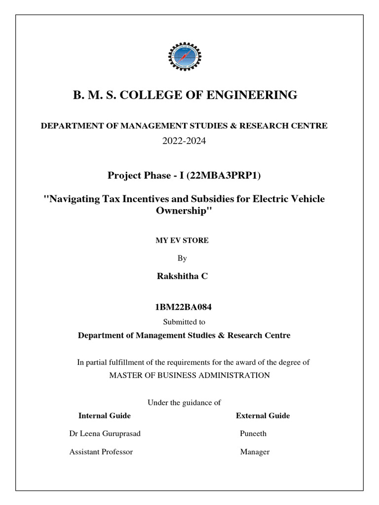 PP23 Merged | PDF | Electric Vehicle | Policy