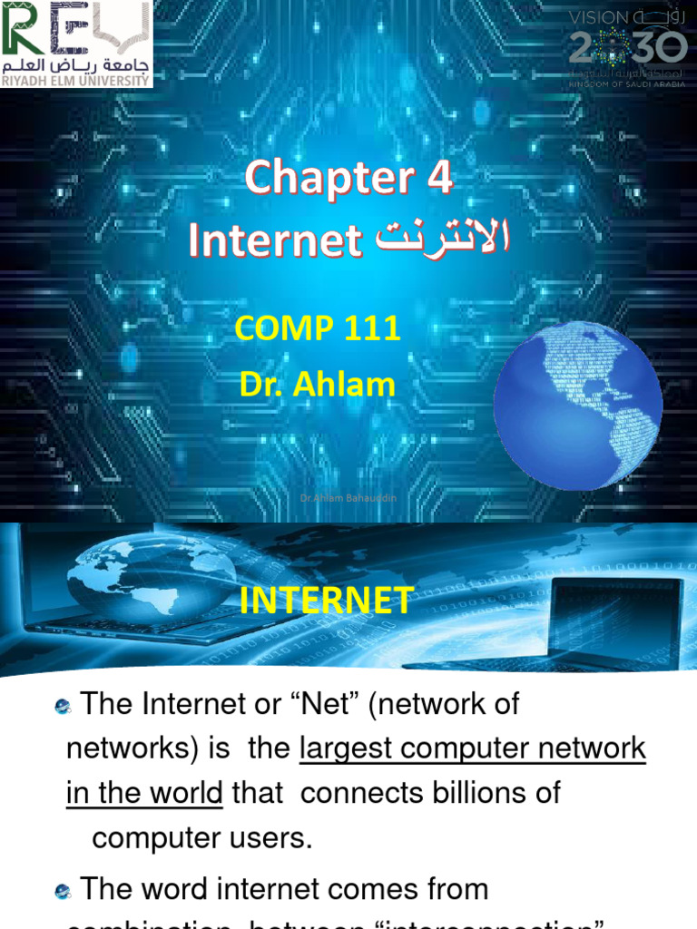 Chap 4 Internet | PDF | World Wide Web | Internet & Web