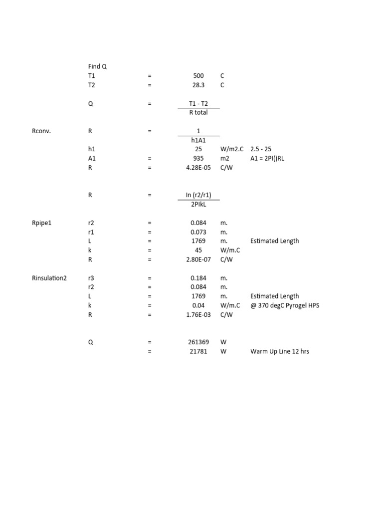 Heat Transfer Calculations and Analysis | PDF | Teaching Methods & Materials | Technology ...