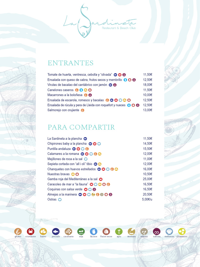 Carta ESP | PDF | Cocina | Alimentos