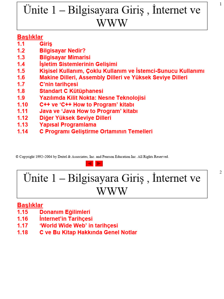 C Programlama-1 | PDF