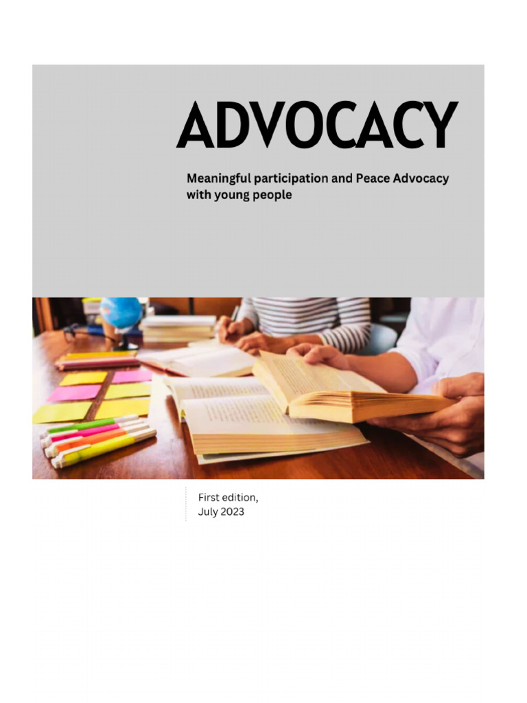 ADVOCACY Guide | PDF | Policy | Gender Studies